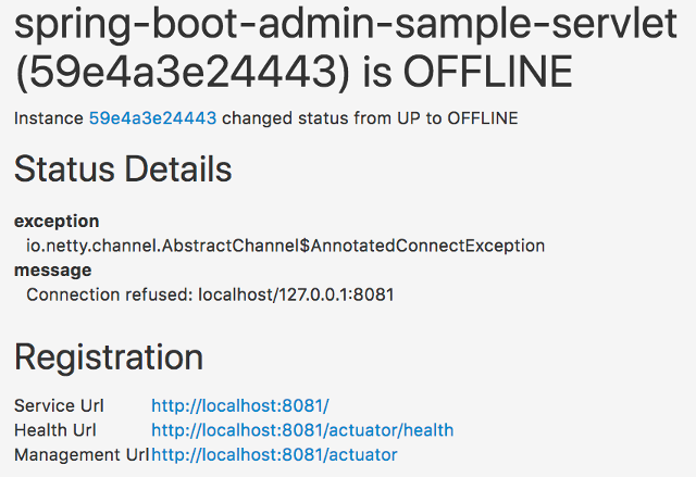 Spring Boot Admin – [Untitled]