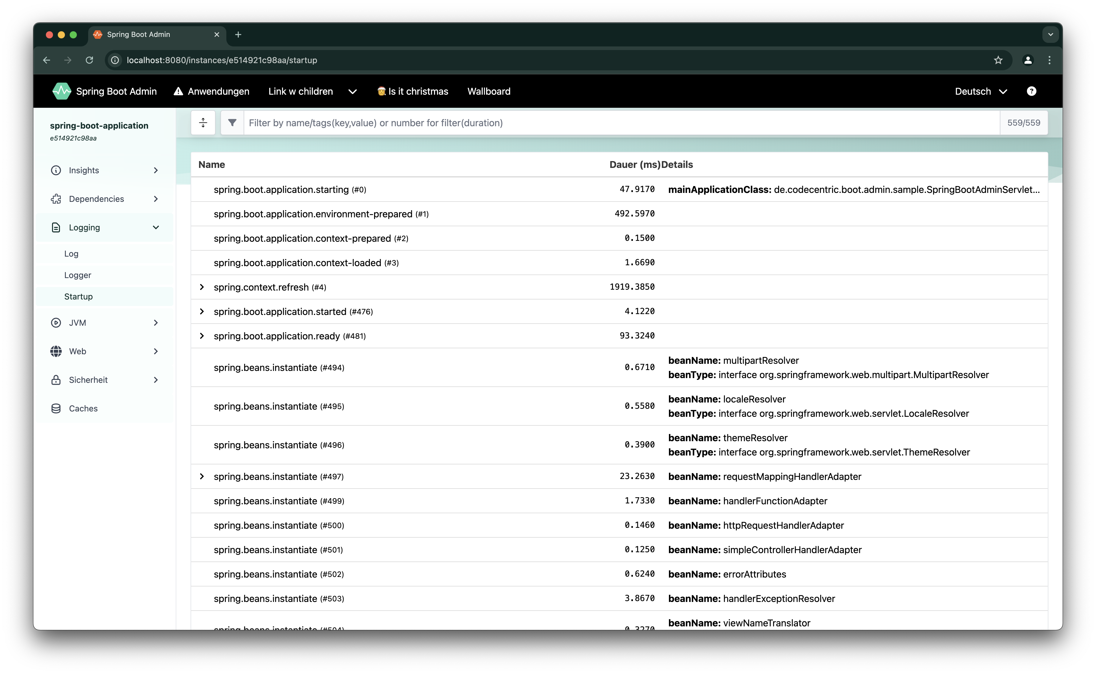 Overview Spring Boot Admin